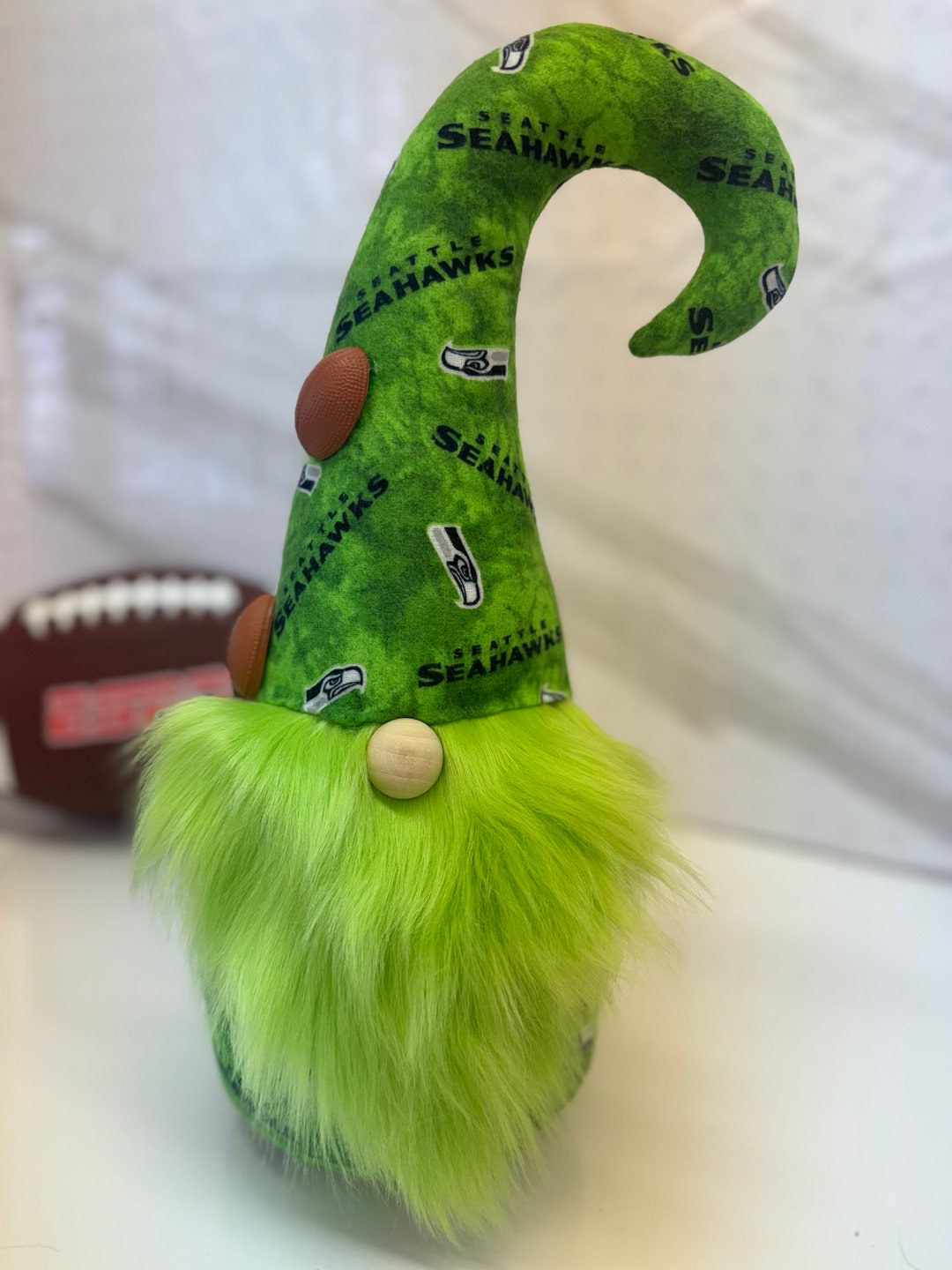 Seattle Seahawks Gnome. Comes in 3 Sizes 10, 15, 21 Tall. Sports Room ...