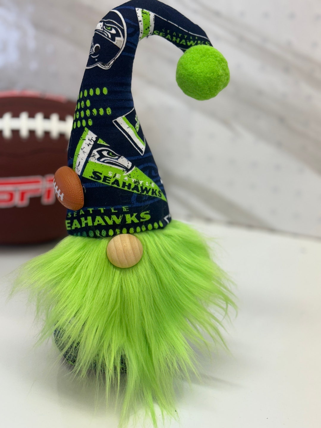 Seattle Seahawks Gnome. Comes in 3 Sizes 10”, 155", 21" Tall. Add to ...