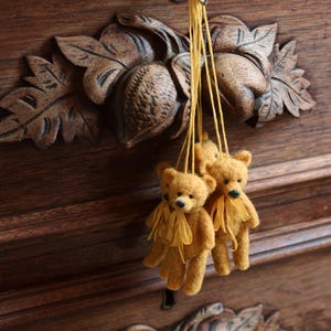 Miniature Old Fashioned Teddy Bears for Decor or Doll Toys ~ Needle ...