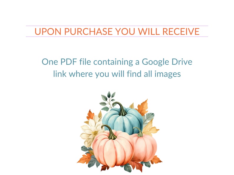 Pumpkins Pastel Colors Watercolor Bundle Halloween Pastels - Etsy