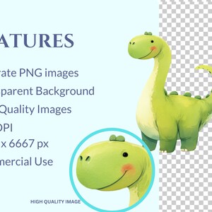 Cute Dinosaur PNG, Dinosaur Clipart, Watercolor Dinosaur, Dinosaur ...