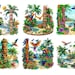 Tropical Island Clipart, Paradise Island Clipart, Beach Clipart, Summer ...