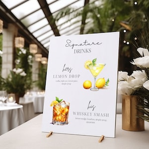 200+ Cocktail Watercolor Clipart, Signature Cocktail, Beer Clipart ...