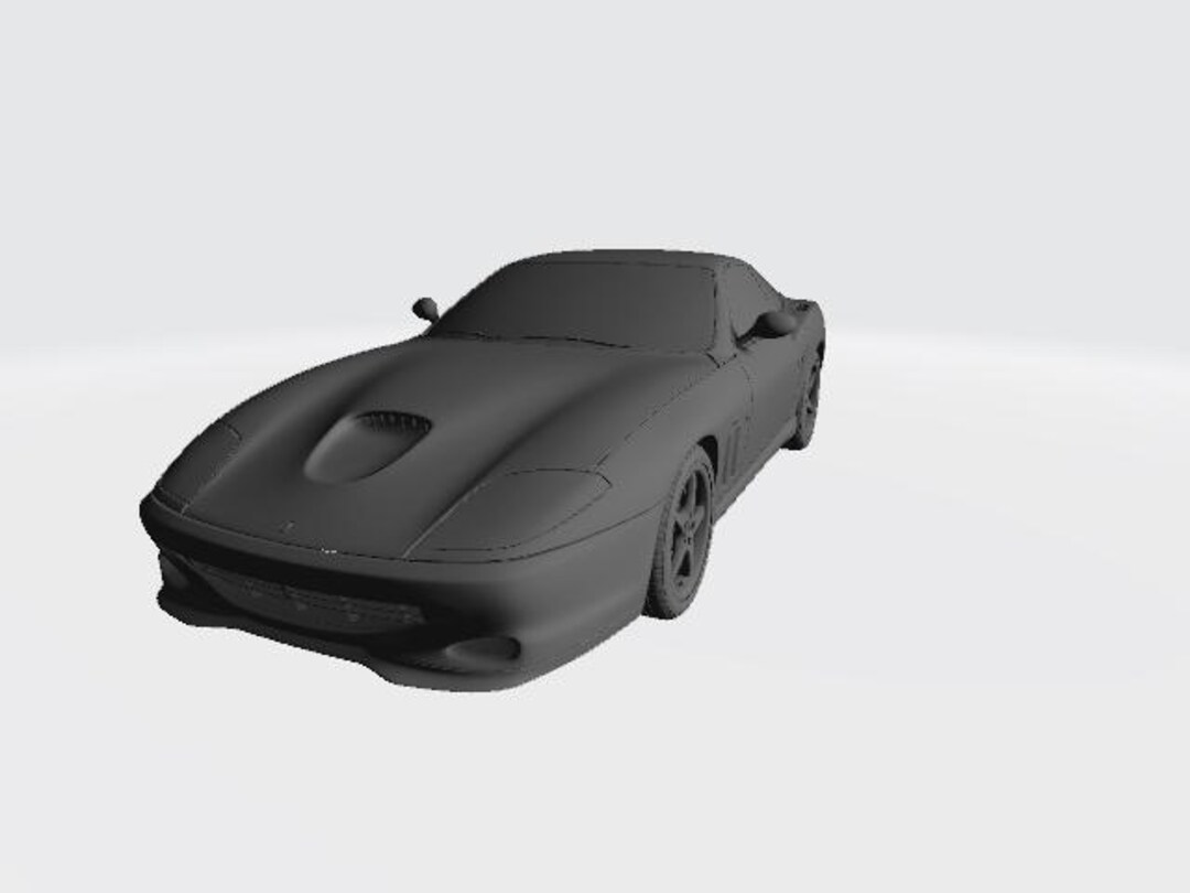 Ferrari 550 3D Model Print Stl File - Etsy