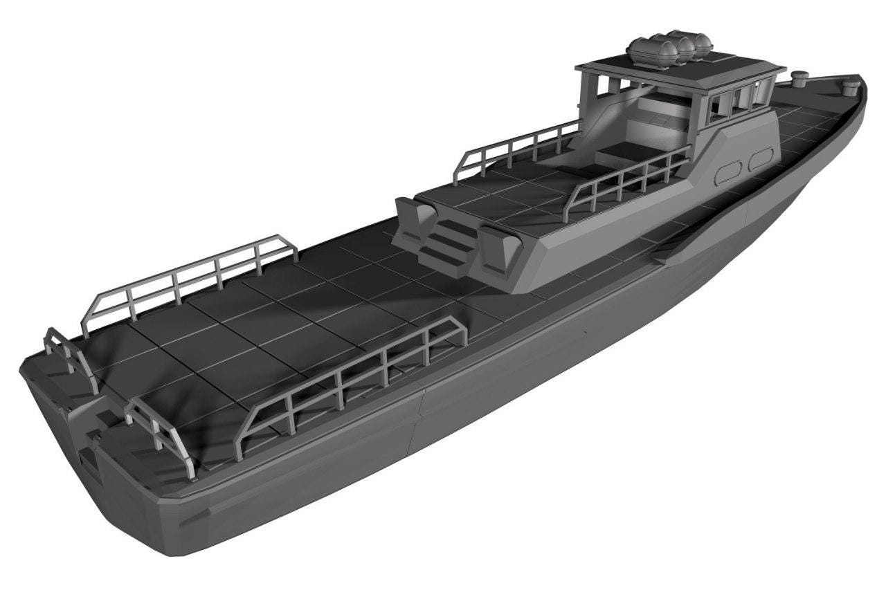 Long Boat 3D Print Stl File - Etsy