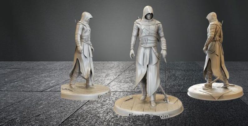 Assassin Man 3D Print Stl Files - Etsy Australia