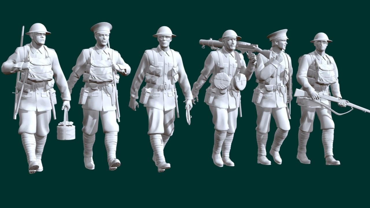 British Soldier 3D Print Stl File - Etsy