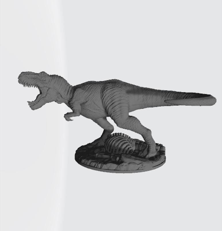 T-rex STL File | 3D Printable Dinosaur Model | Tyrannosaurus Rex ...