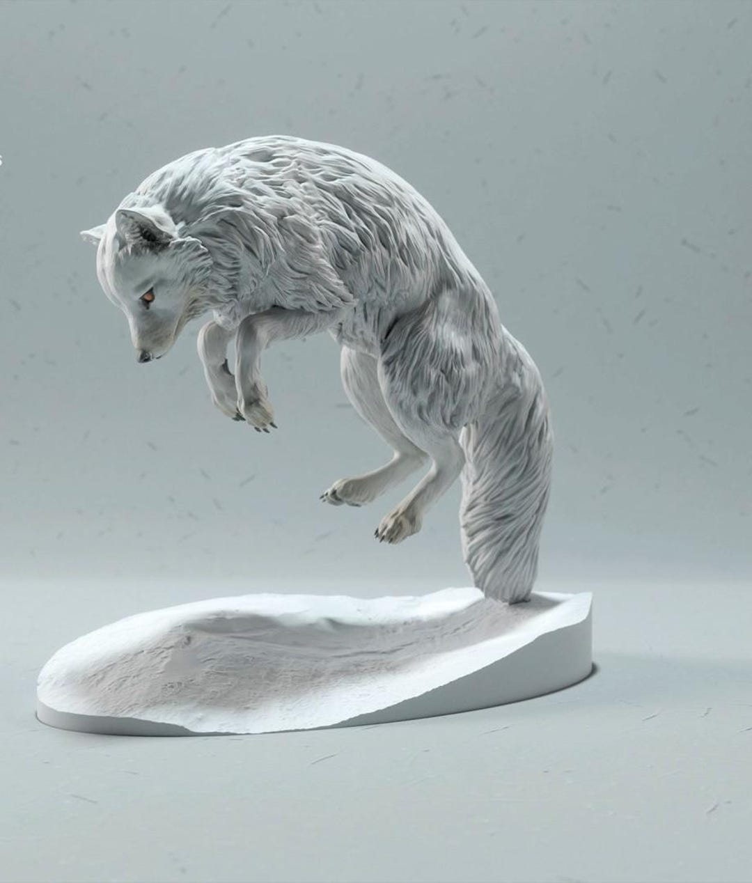 Fox 3D Print Stl File - Etsy