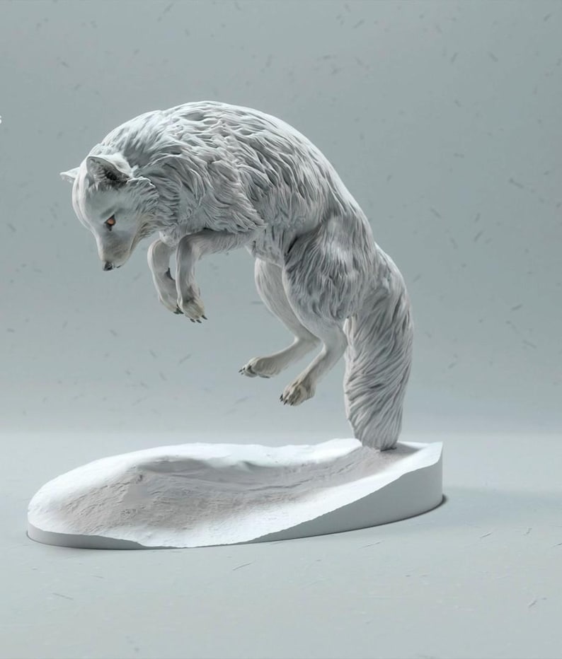 Fox 3D Print Stl File - Etsy
