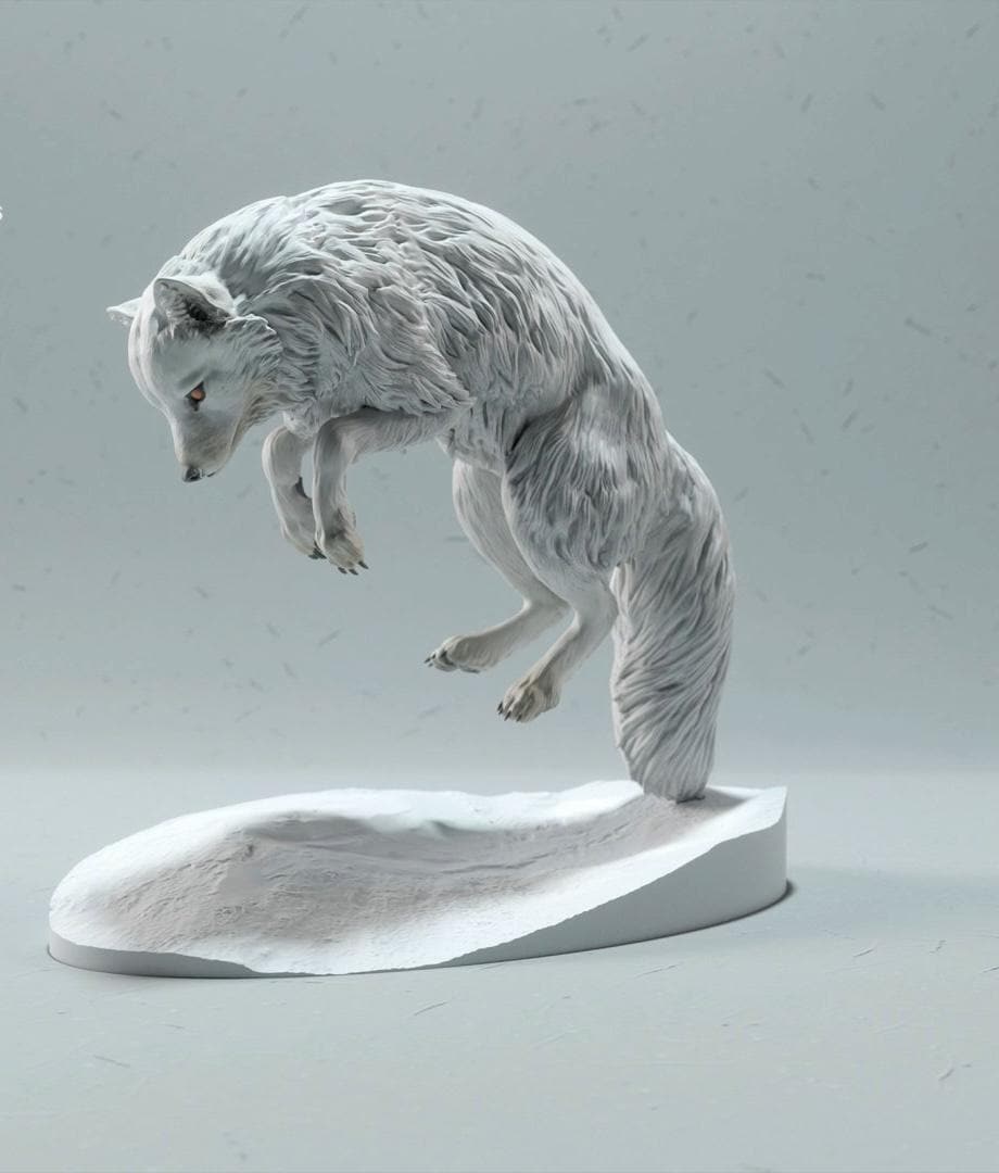 Fox 3D Print Stl File - Etsy