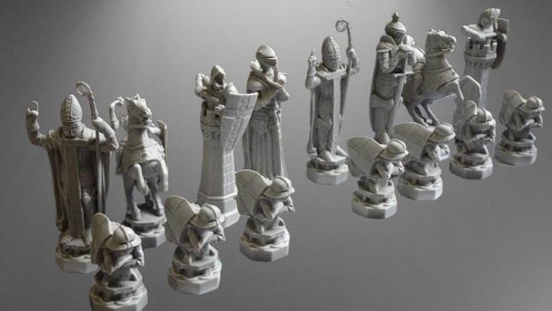 Wizard Chess STL File – 3D Printable Magical Chess Set Inspired by a ...