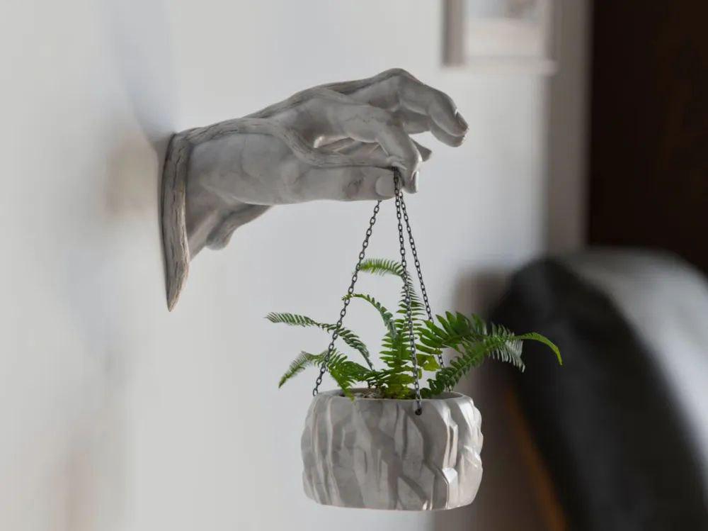 Hand Flowers 3D Print Stl File - Etsy