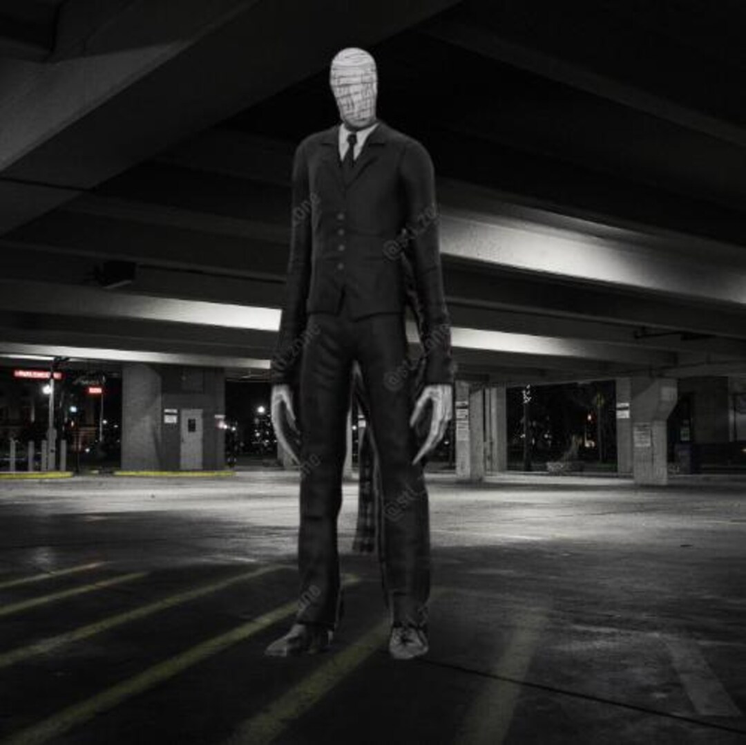 Slenderman 3D Print Stl File - Etsy