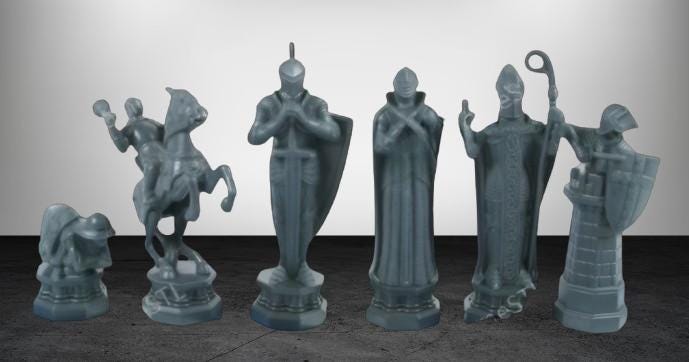 Wizard Chess STL File – 3D Printable Magical Chess Set Inspired by a ...