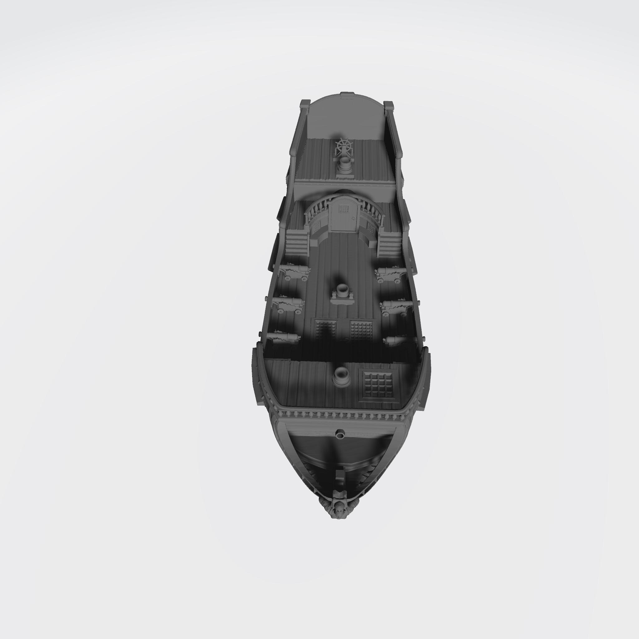 Navy Ship Stl 3D Print File, Ship 3D Modeling, Old Ship 3D Printing ...