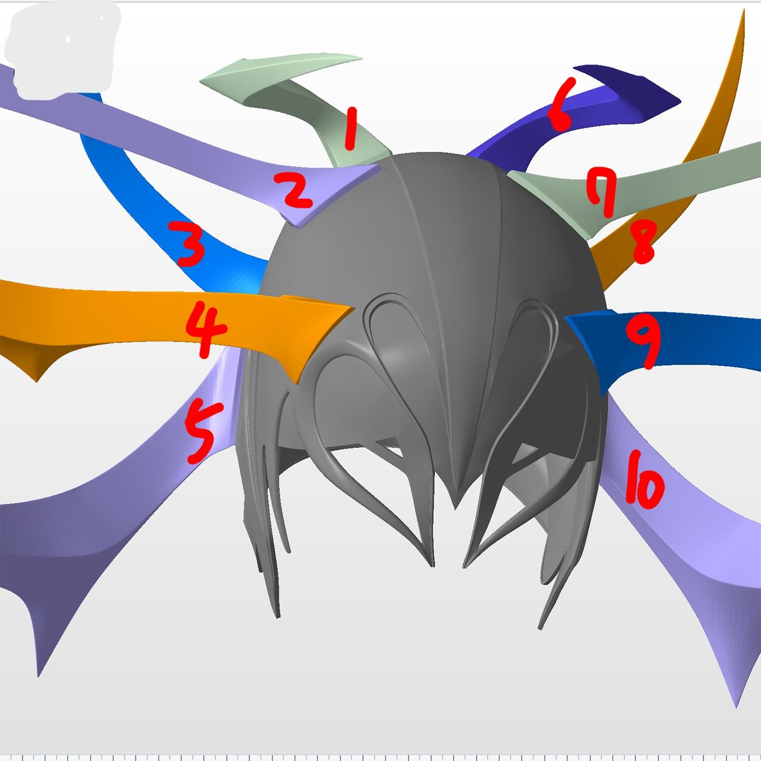 Hela Helmet 3D Print Stl Files - Etsy