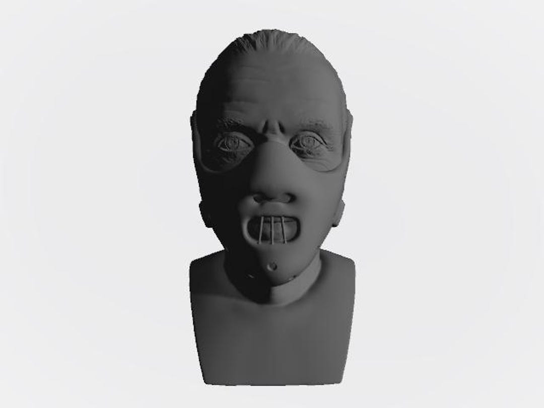 3D Print Stl File Hannibal Bust - Etsy