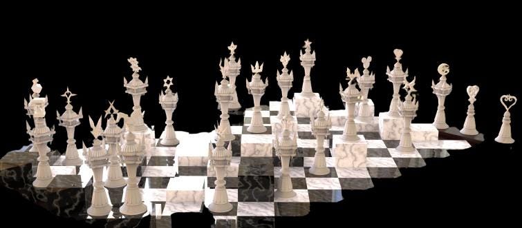 King Chess 3D Print Stl Files - Etsy