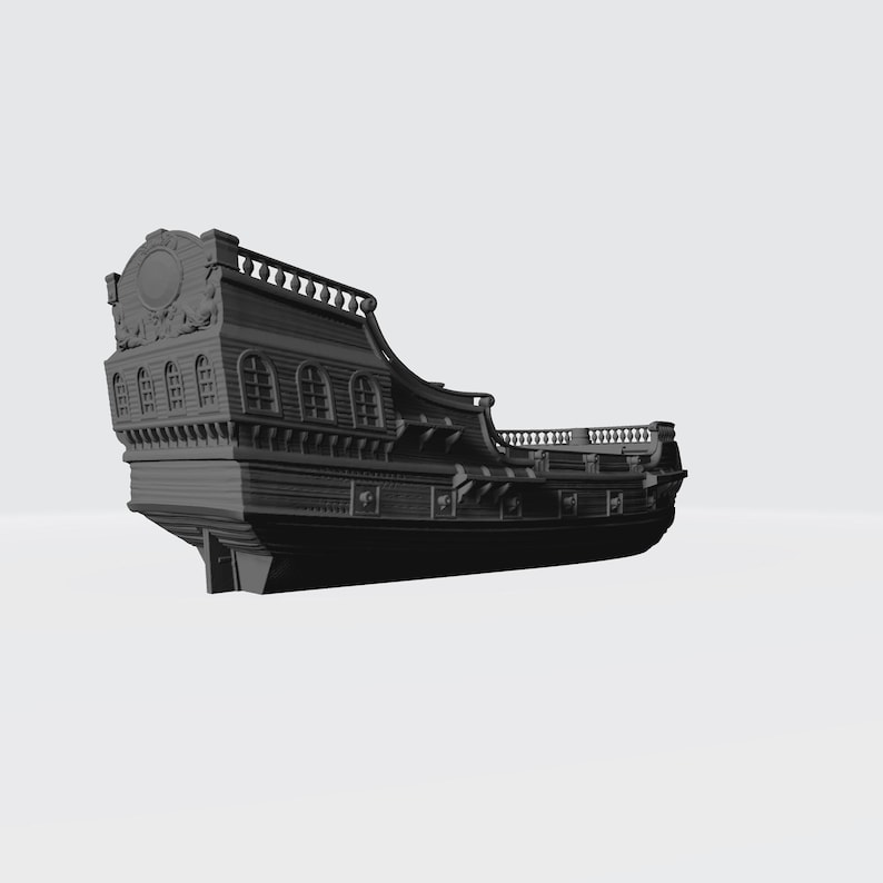 Navy Ship Stl 3D Print File, Ship 3D Modeling, Old Ship 3D Printing ...