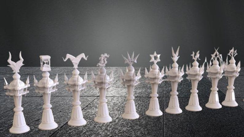 King Chess 3D Print Stl Files - Etsy