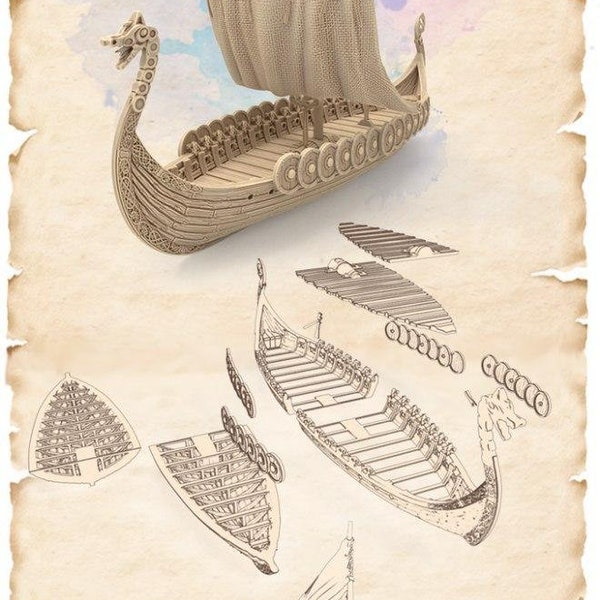 Viking Ship - Etsy