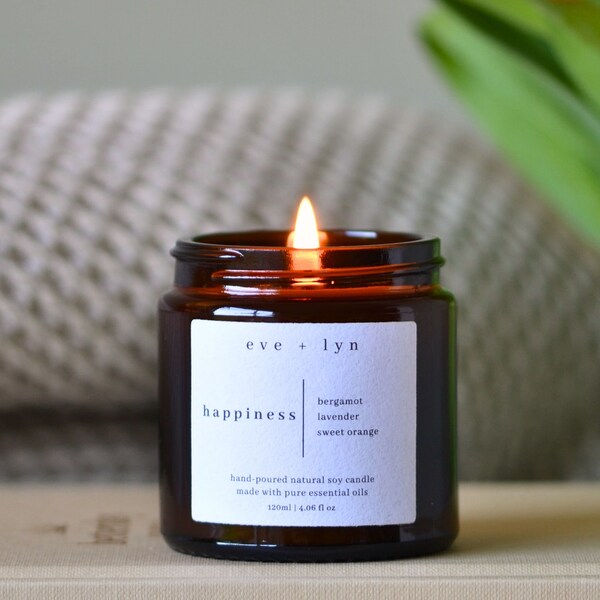 Happiness Candle - Etsy UK
