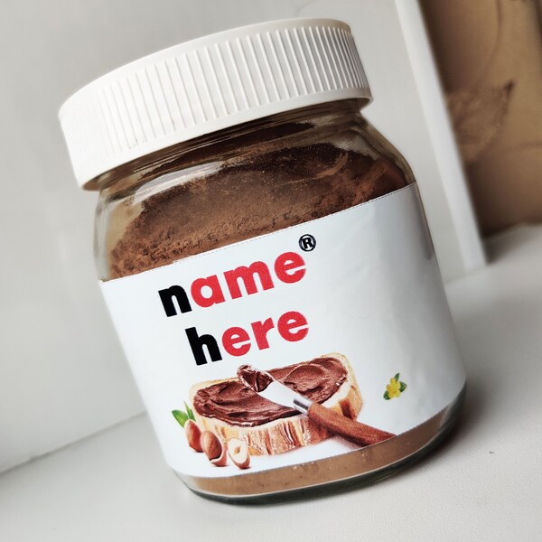 Chocolate Spread Labels - Etsy