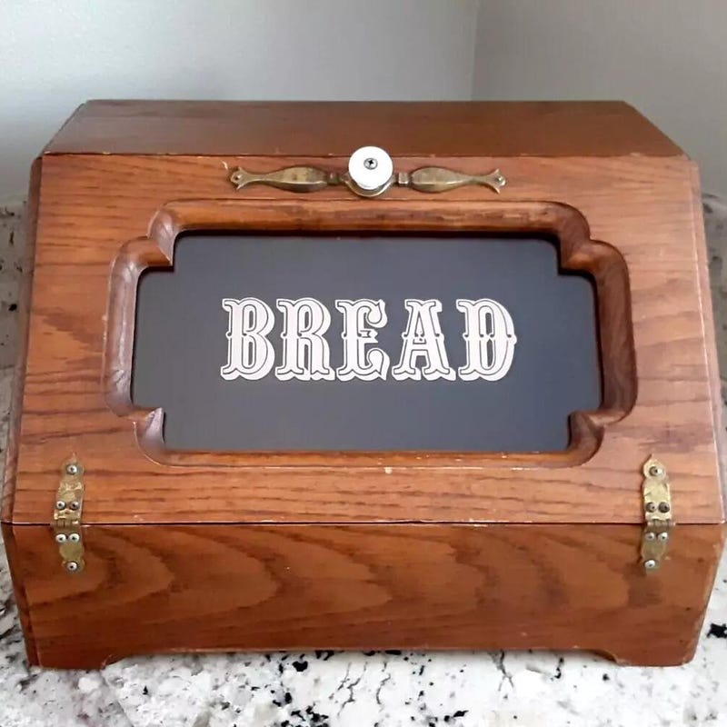 Vintage Bread Box - Etsy