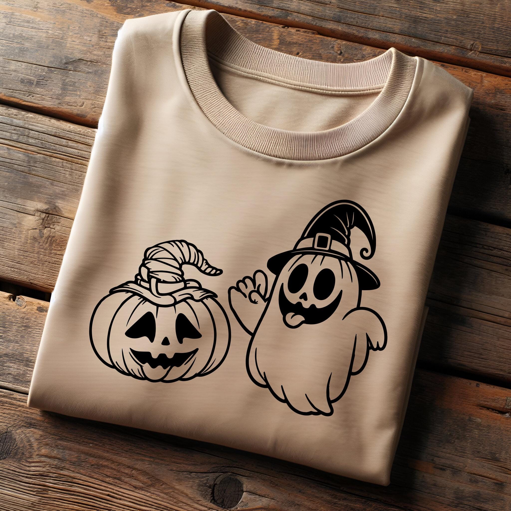 Halloween SVG, Cute Ghost SVG, Funny Pumpkin SVG, Halloween Clipart ...