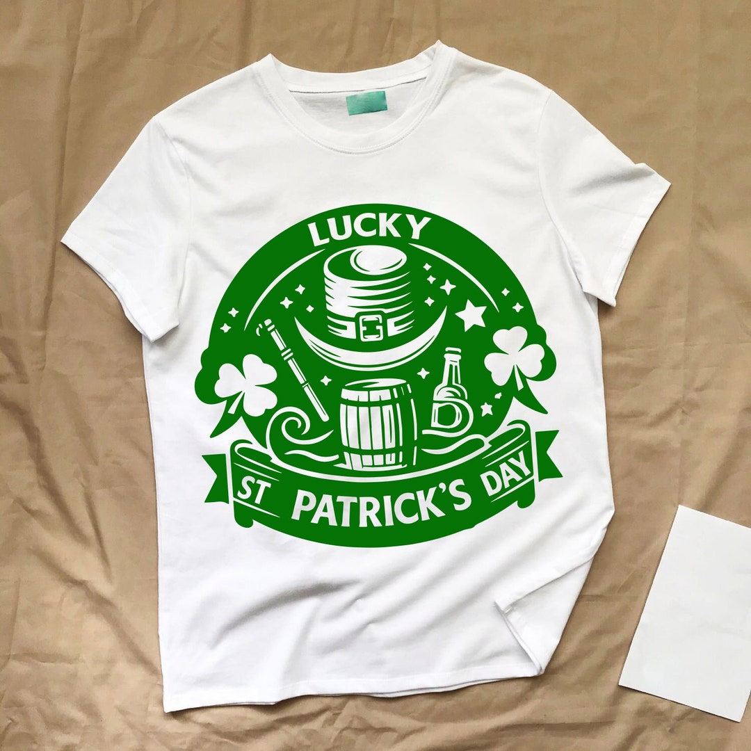 Happy St Patrick's Day SVG, Lucky Svg, Irish Svg, Leprechaun Svg ...