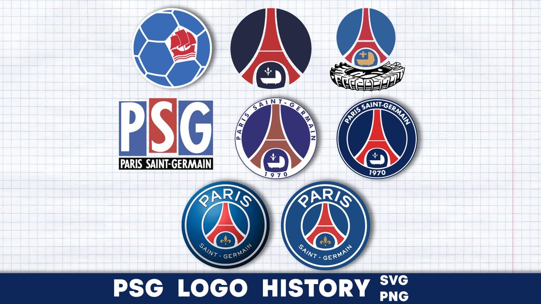 PSG Logo History Svg, Paris Saint-germain Football Club Png, PSG Shirt ...