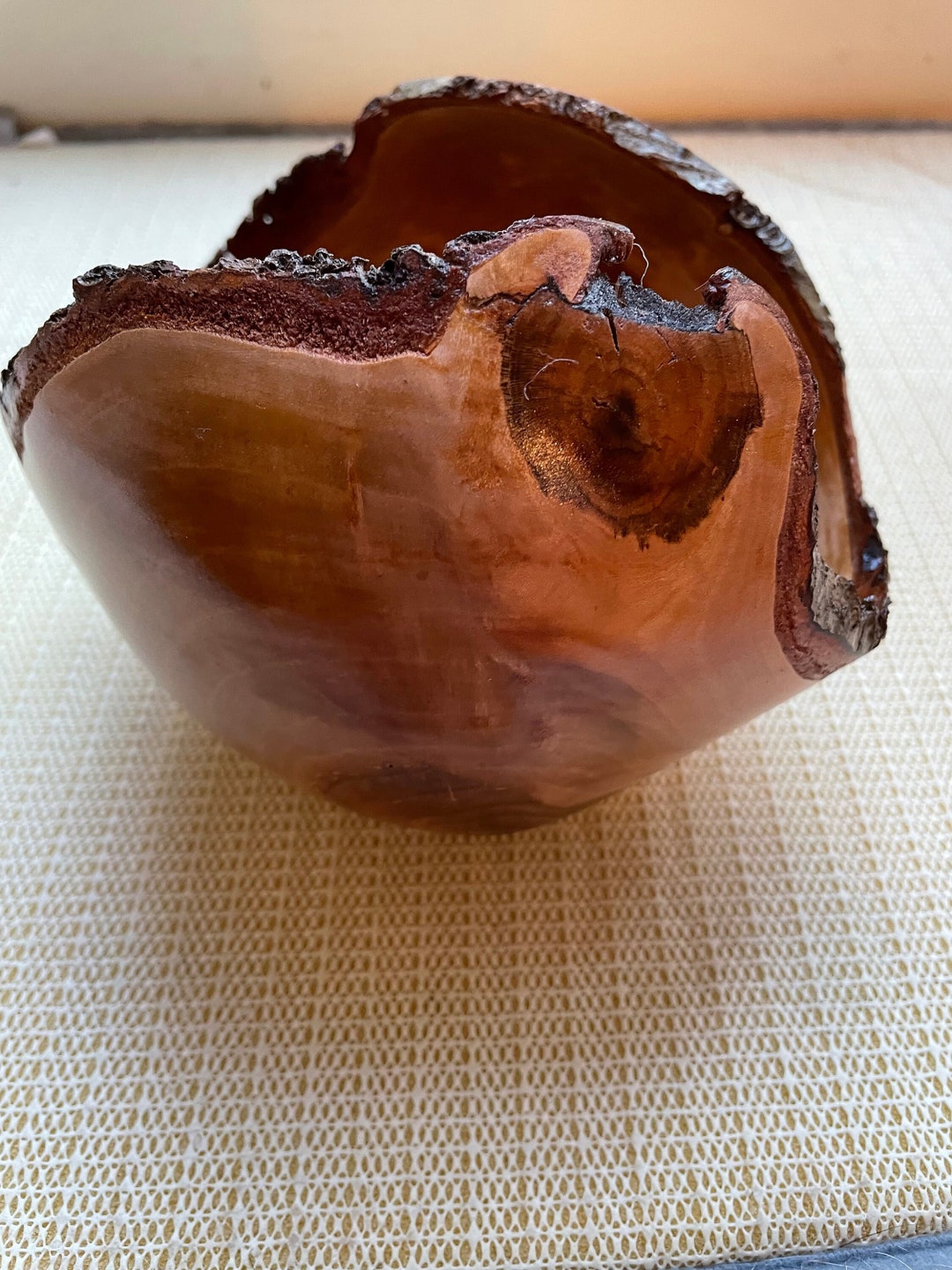 Cherry Decorative Art Live Edge - Etsy