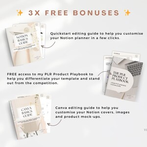 PLR Notion Template Student Planner Bundle With Product Mock Ups, Done for You Notion Planner ...