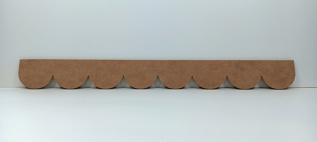 Scallops MDF Trim Molding Scallop Pattern 2 Pieces , MDF Trim Custom ...