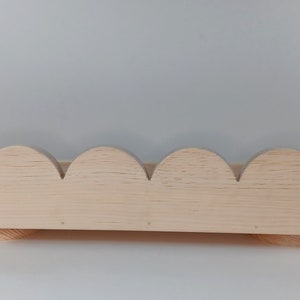 Scalloped Shelf, Arch Wall Shelf, Scallop Pattern Shelf, Scallop ...