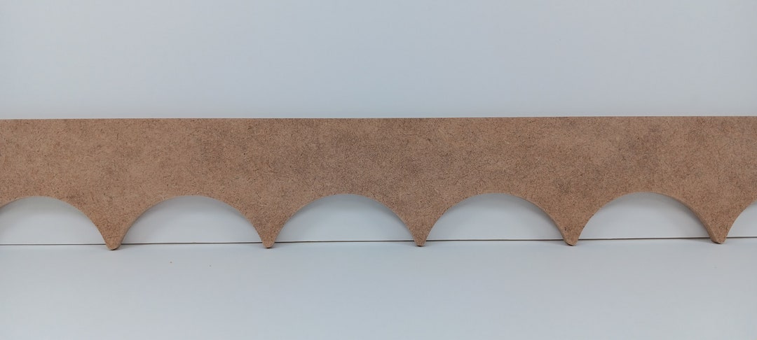 Scallops HDF Trim Molding Saw Pattern, Scalloped HDF Trim Custom Design ...