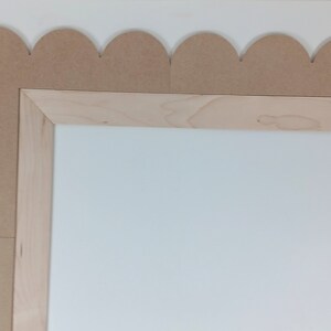 Scallops MDF Trim Molding Corner Piece Scallops Outside 2 Pieces ...