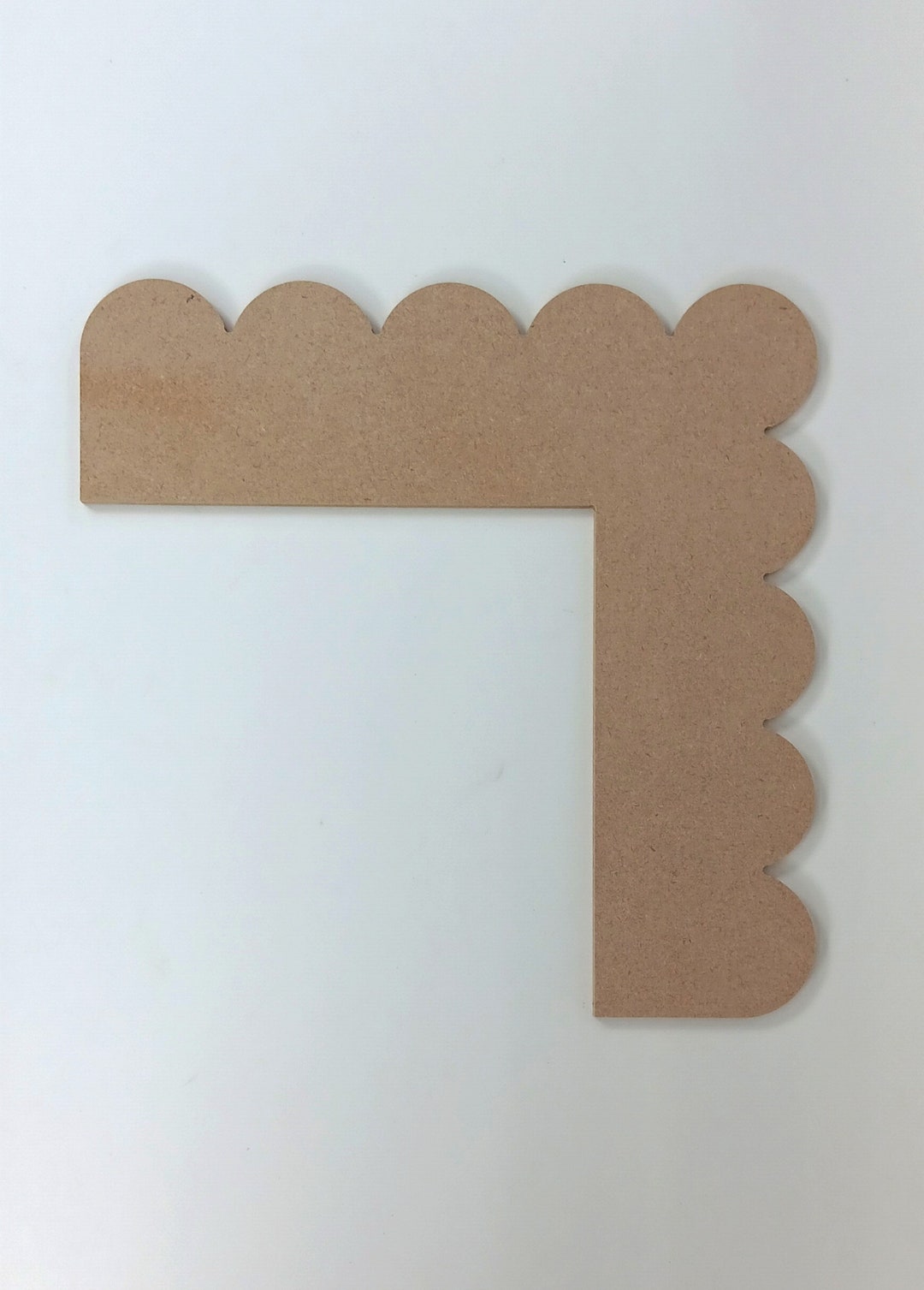 Scallops MDF Trim Molding Corner Piece Scallops Outside Mini 2 Pieces ...