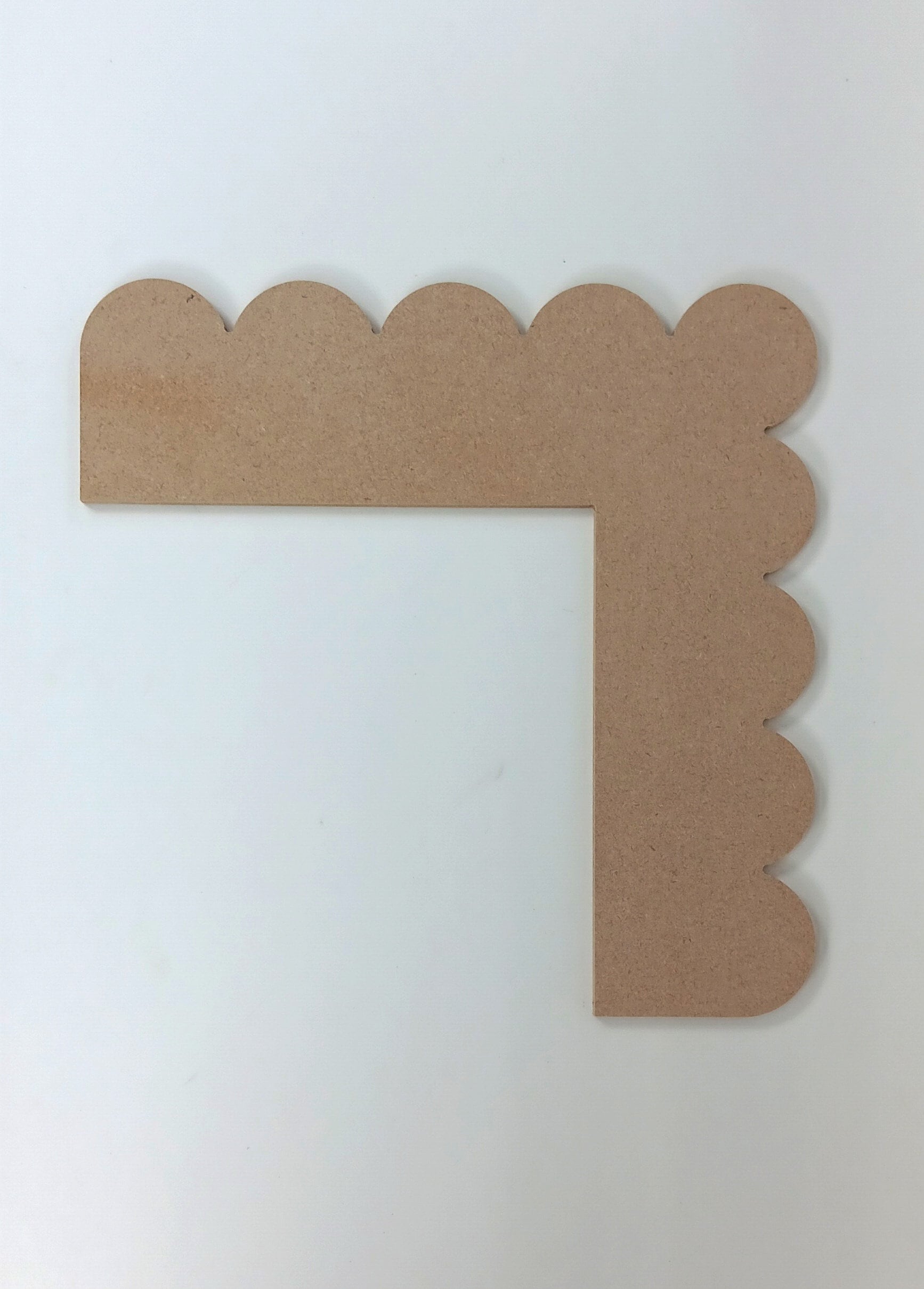 Scallops MDF Trim Molding Corner Piece Scallops Outside Mini , Windows ...