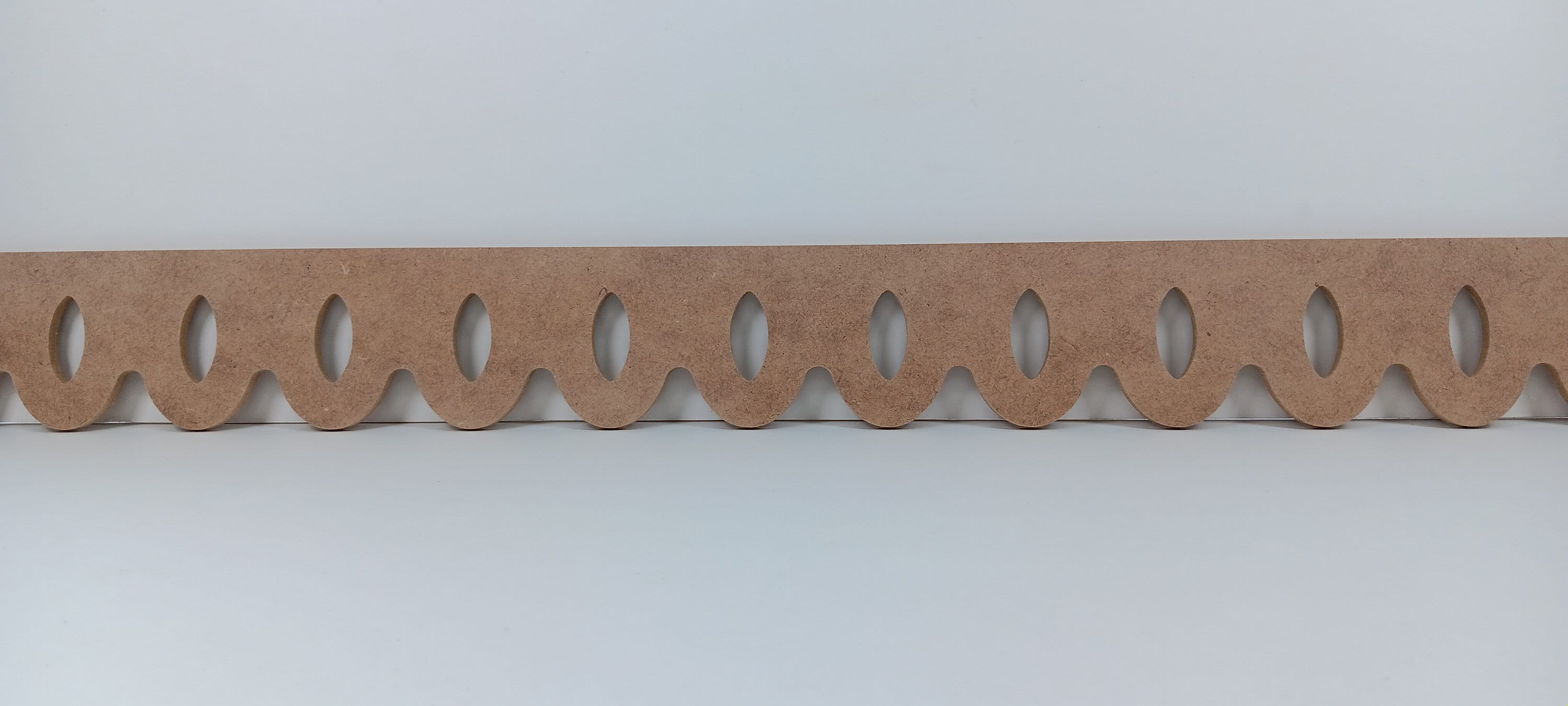 Scallops MDF Trim Molding Oval Pattern, Scalloped MDF Trim Custom ...
