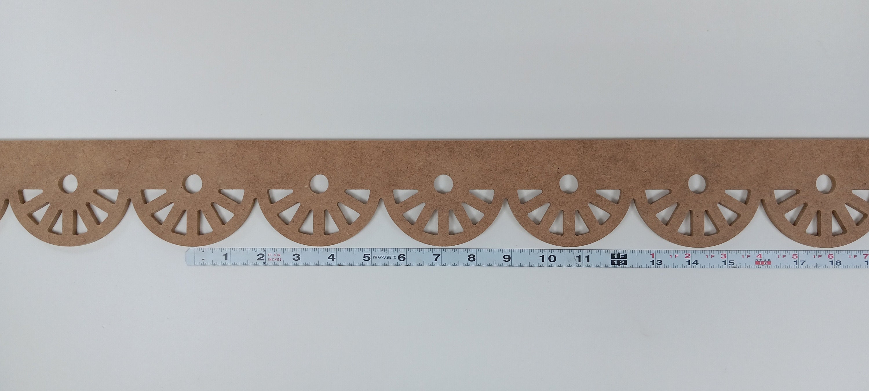 Scallops MDF Trim Molding Sun Pattern, Scalloped MDF Custom Design ...