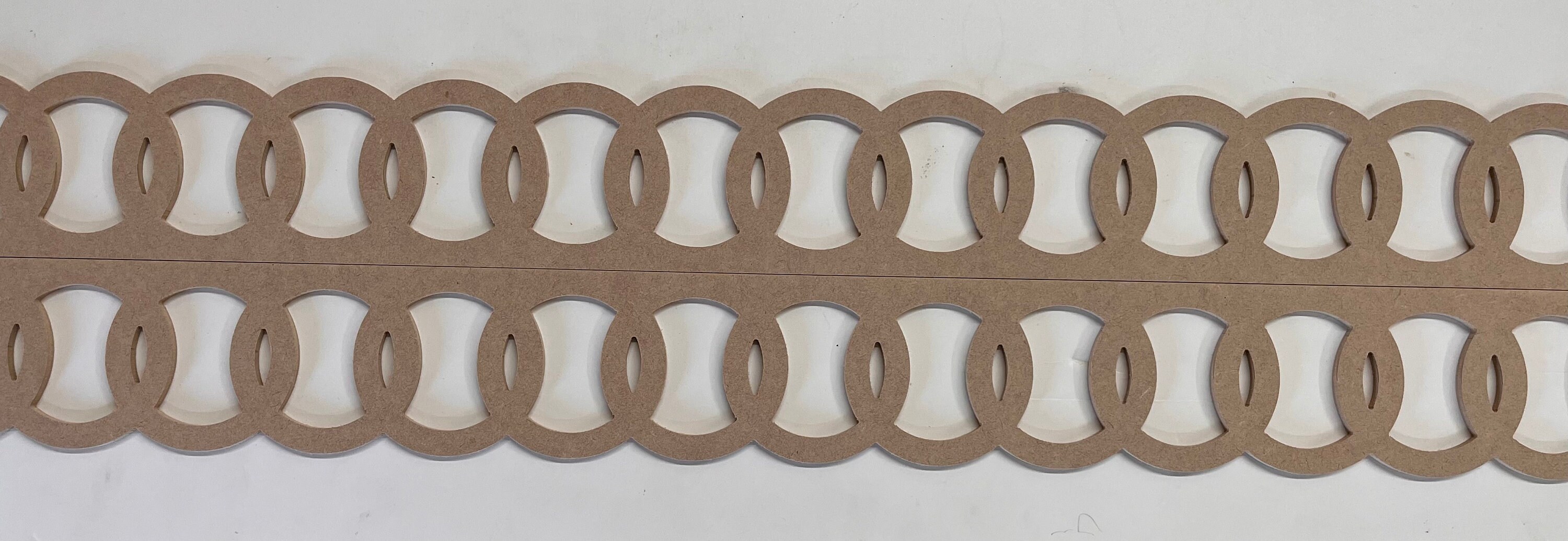 Scallops MDF Trim Molding With Ring Pattern Scalloped MDF - Etsy