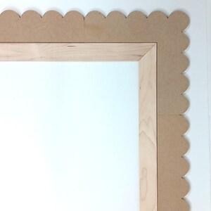 Scallops MDF Trim Molding Corner Piece Scallops Outside Mini 2 Pieces ...