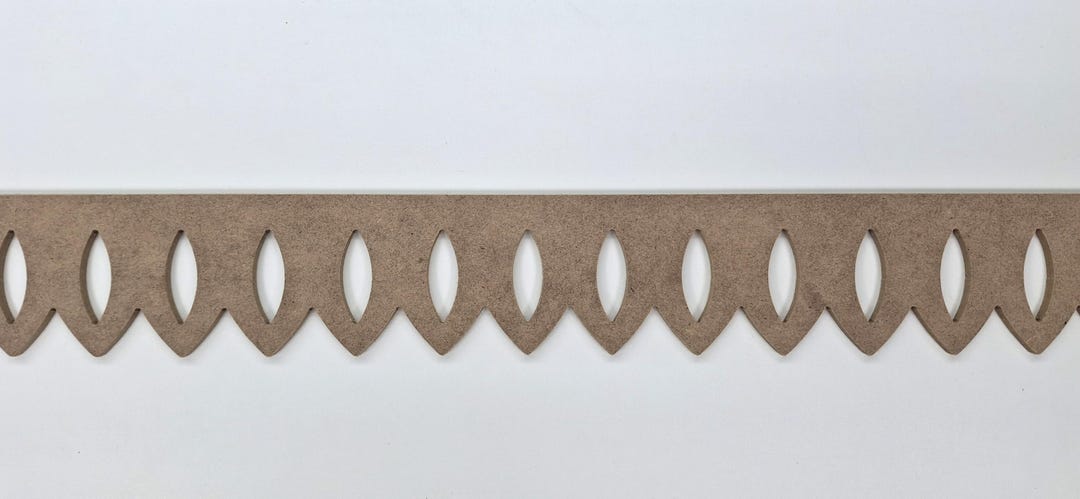 Scallops MDF Trim Molding Eyes Pattern 2 Pieces , MDF Custom Design ...