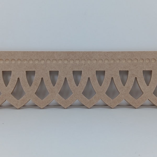 Scalloped Wood Trim Molding - Etsy