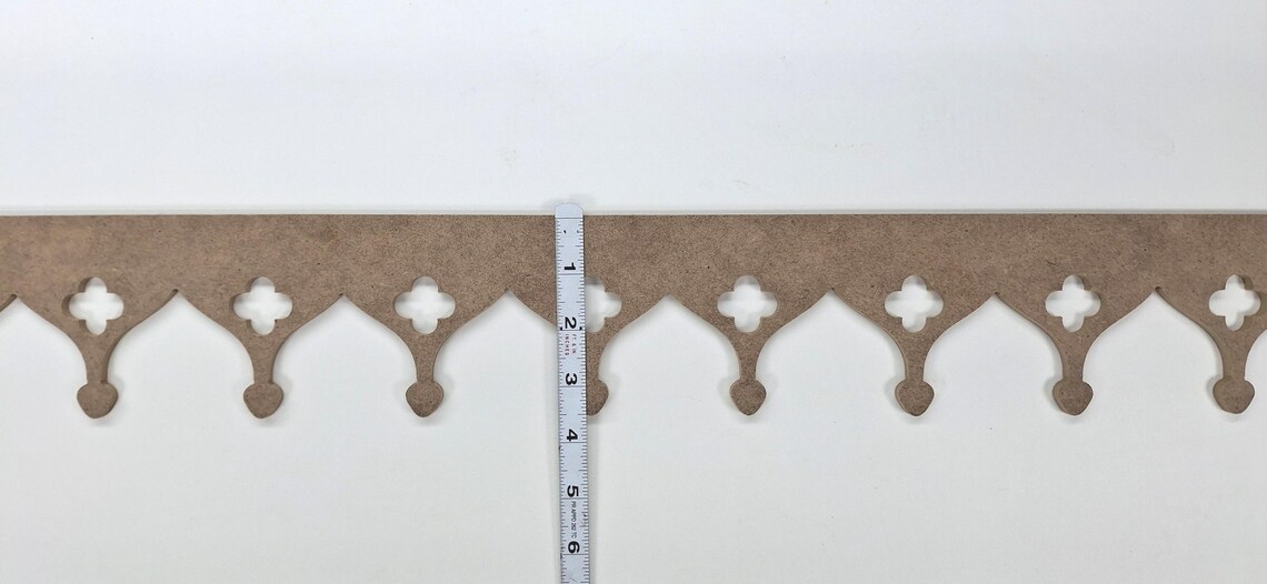 Scallop MDF Trim Molding N26 Pattern , DIY Project (46'' Long, 2 Pieces ...