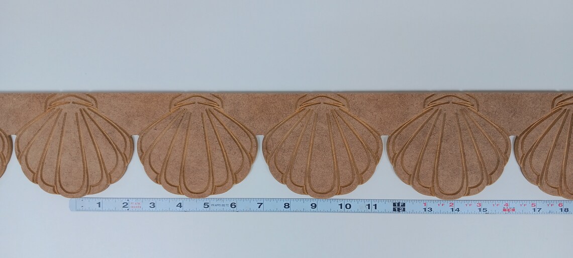 Scallops MDF Trim Molding Clam Pattern, Scalloped MDF Custom Design ...
