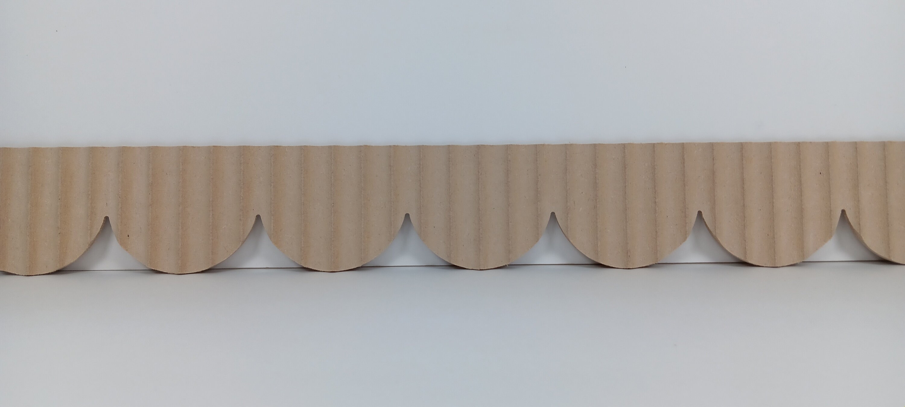 Scallops MDF Trim Molding Fluted Half Round, Scalloped MDF Custom ...