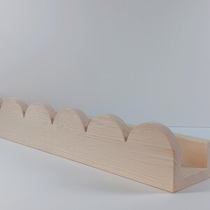 Scalloped Shelf, Arch Wall Shelf, Scallop Pattern Shelf, Scallop ...
